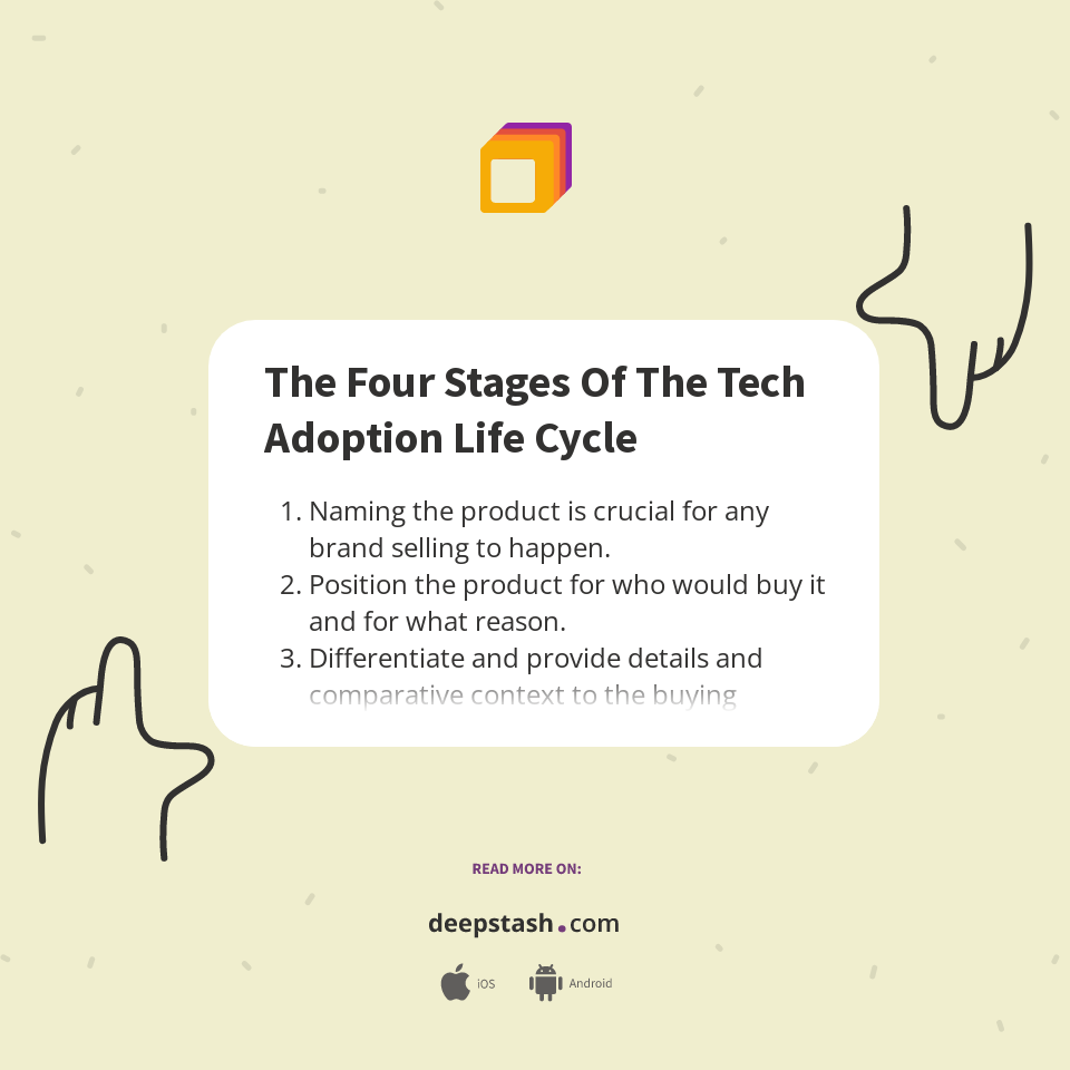 The Four Stages Of The Tech Adoption Life Cycle - Deepstash