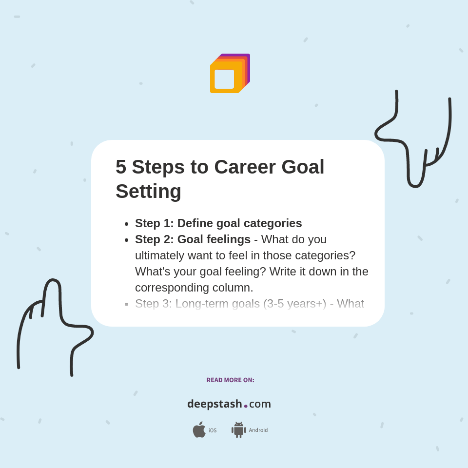 5 Steps to Career Goal Setting - Deepstash