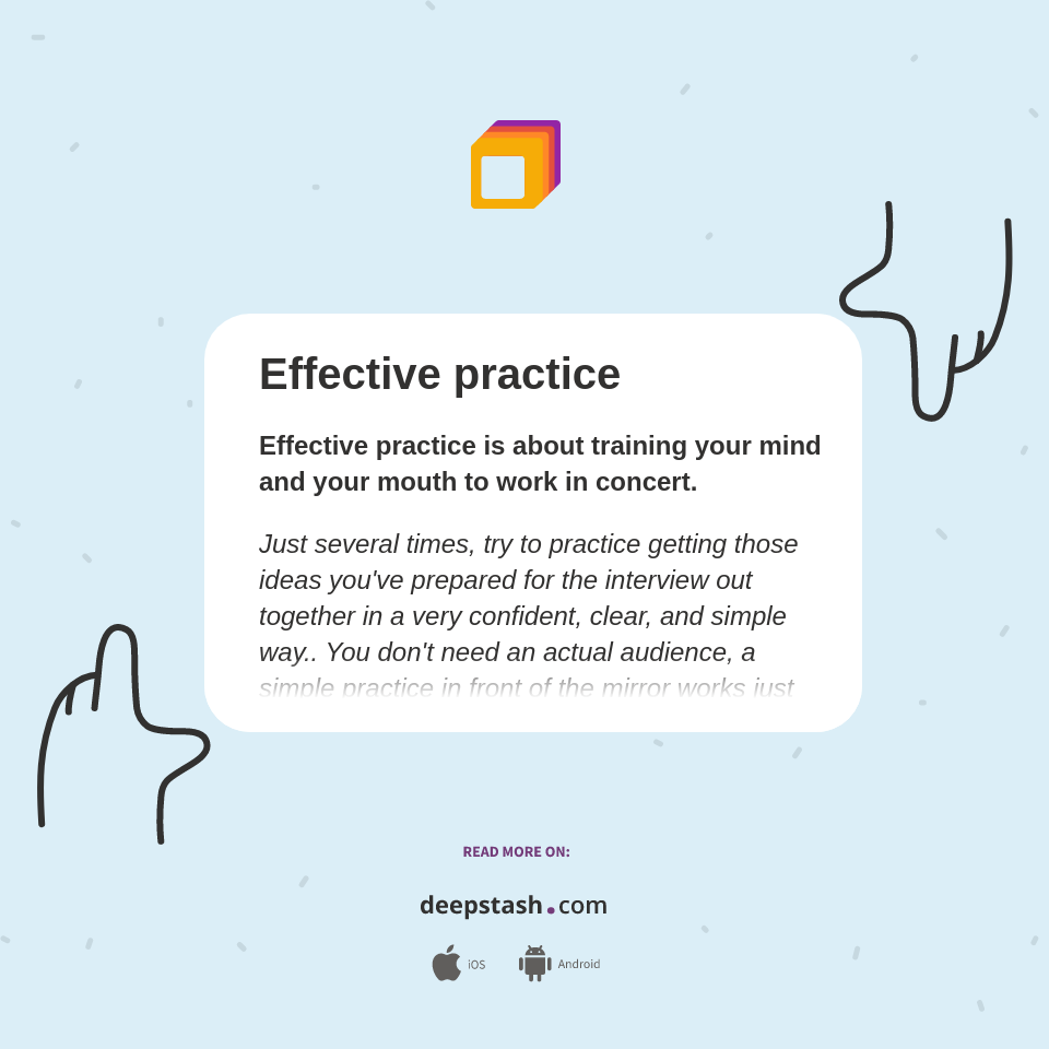 Effective practice - Deepstash