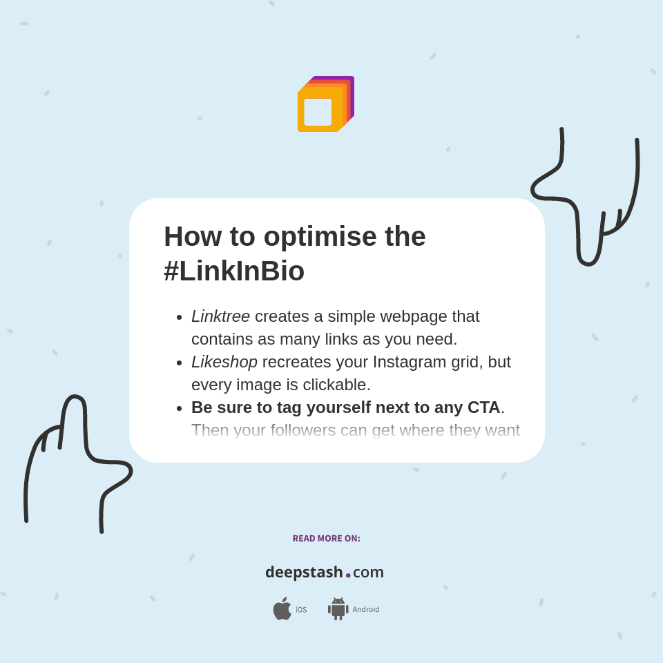 How to optimise the #LinkInBio - Deepstash