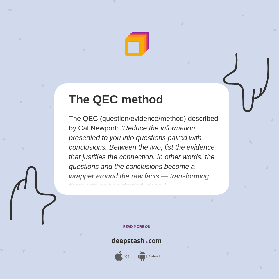 The QEC method - Deepstash
