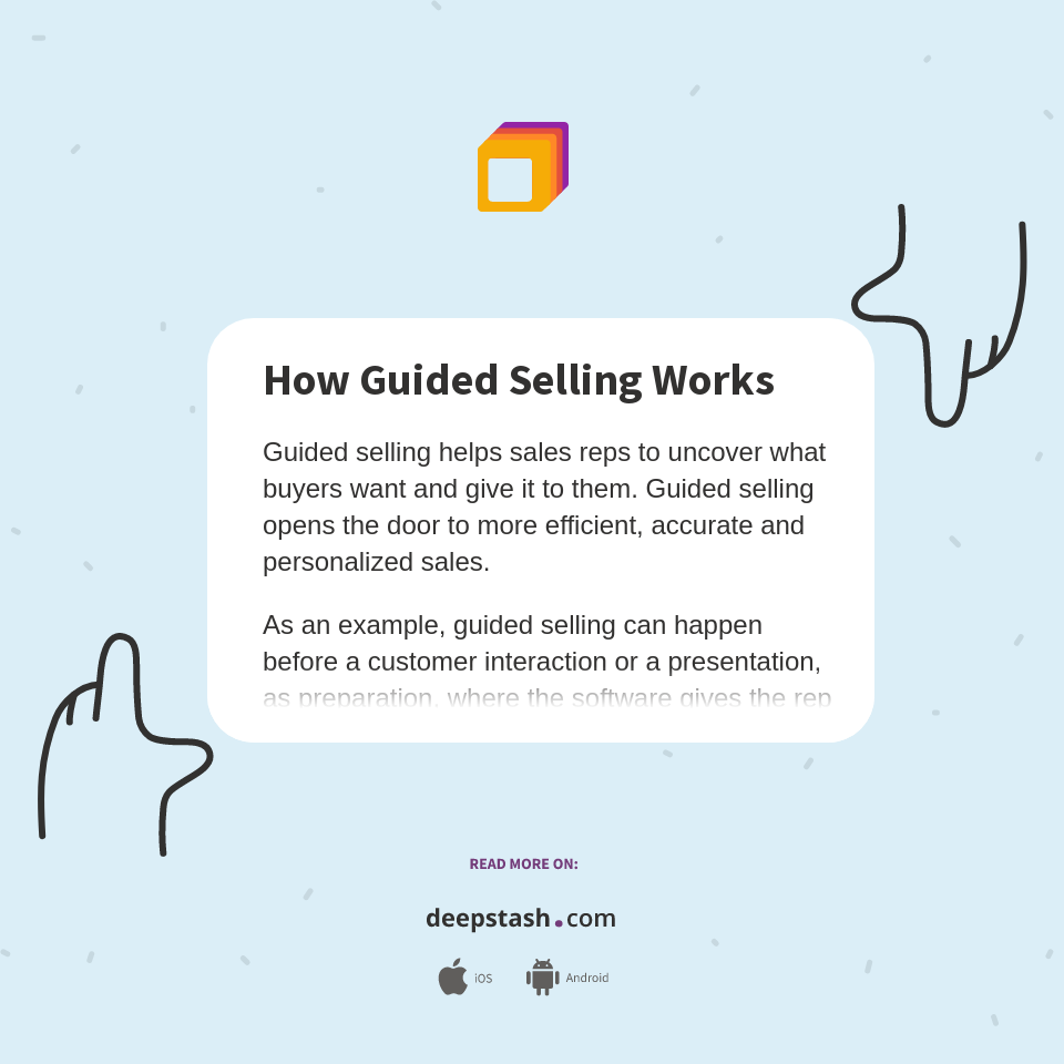 How Guided Selling Works - Deepstash