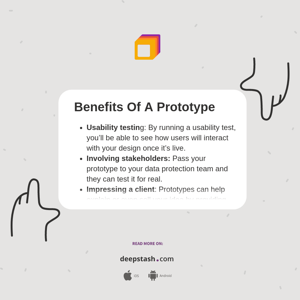Benefits Of A Prototype - Deepstash