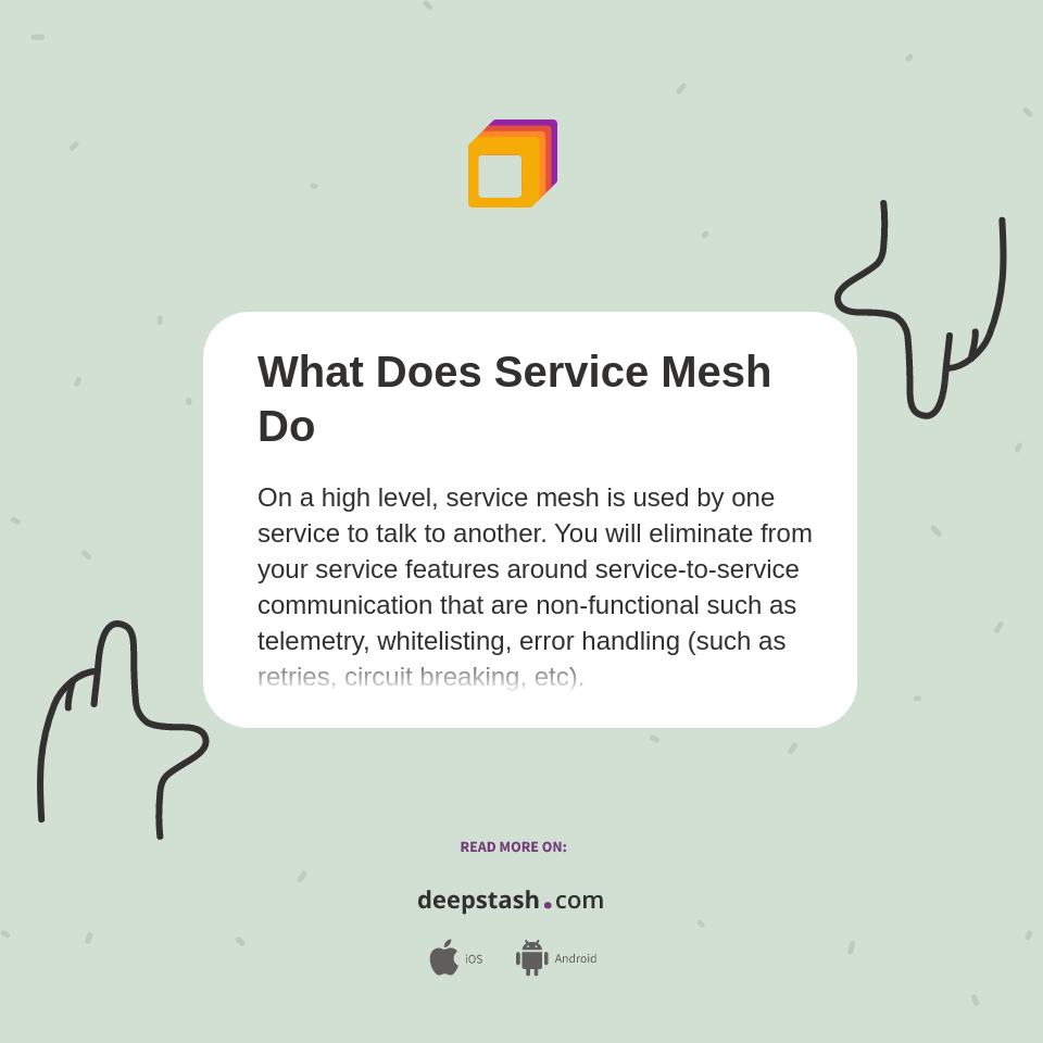 What Does Service Mesh Do - Deepstash