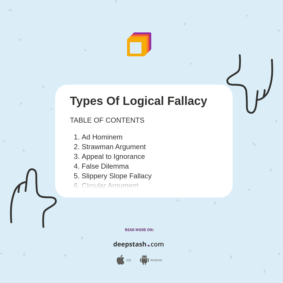 Types Of Logical Fallacy - Deepstash