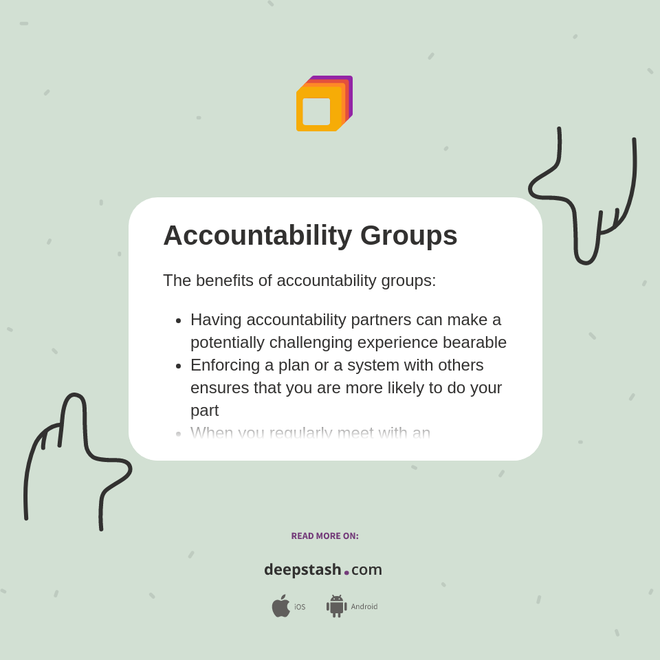 Accountability Groups - Deepstash