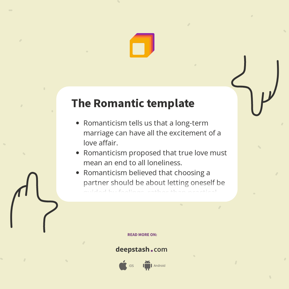 The Romantic template - Deepstash