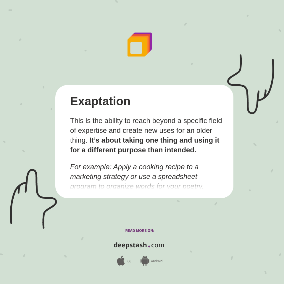 Exaptation - Deepstash