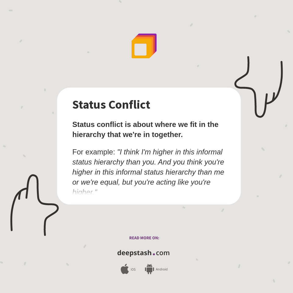 Status Conflict - Deepstash