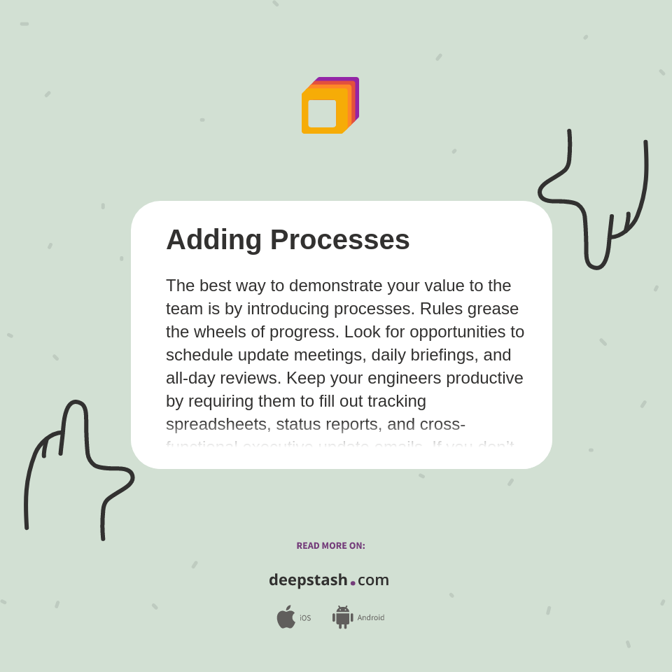 Adding Processes - Deepstash