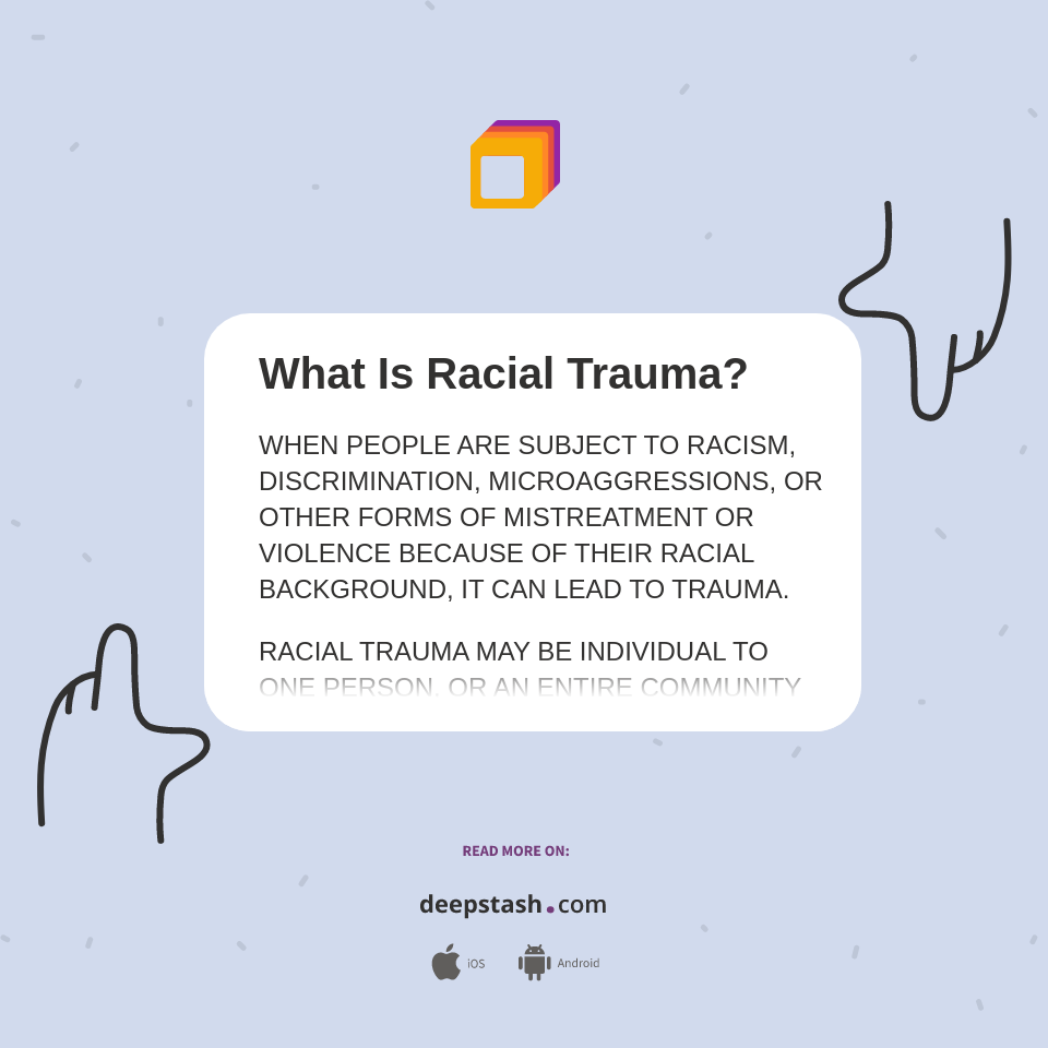 What Is Racial Trauma? - Deepstash