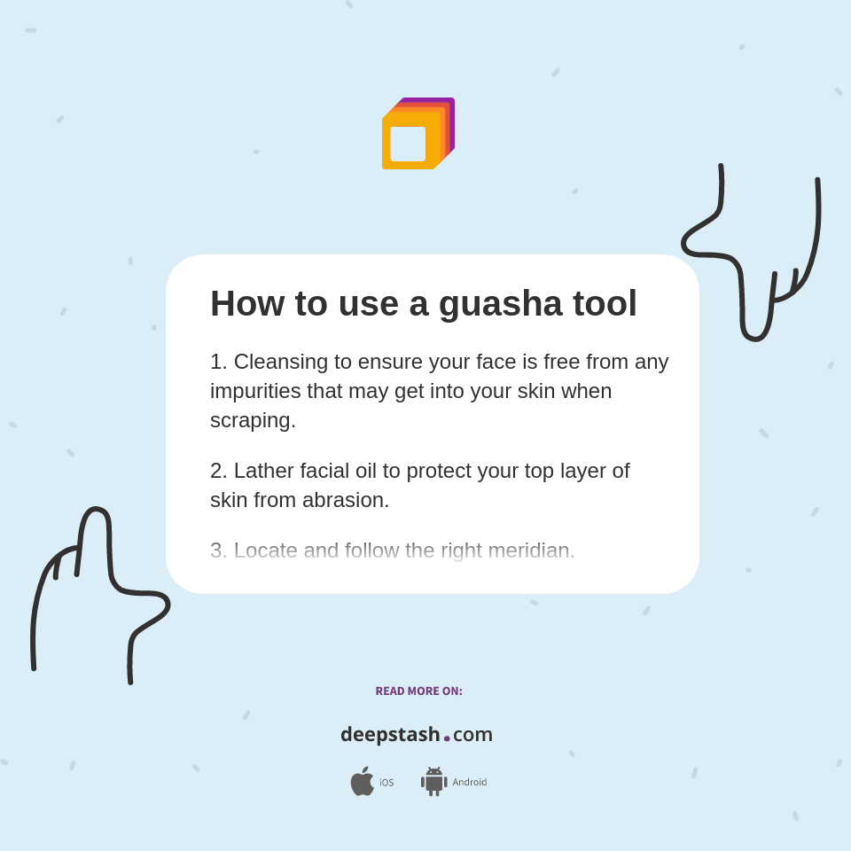 How to use a guasha tool - Deepstash