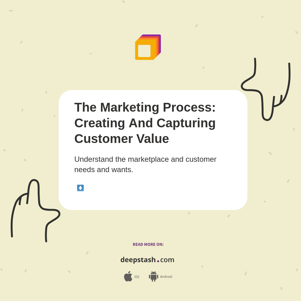 The Marketing Process: Creating And Capturing Customer Value - Deepstash