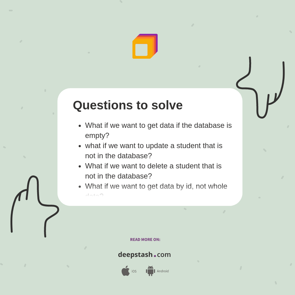 Questions to solve - Deepstash