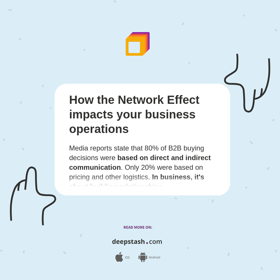 How the Network Effect impacts your business operations - Deepstash