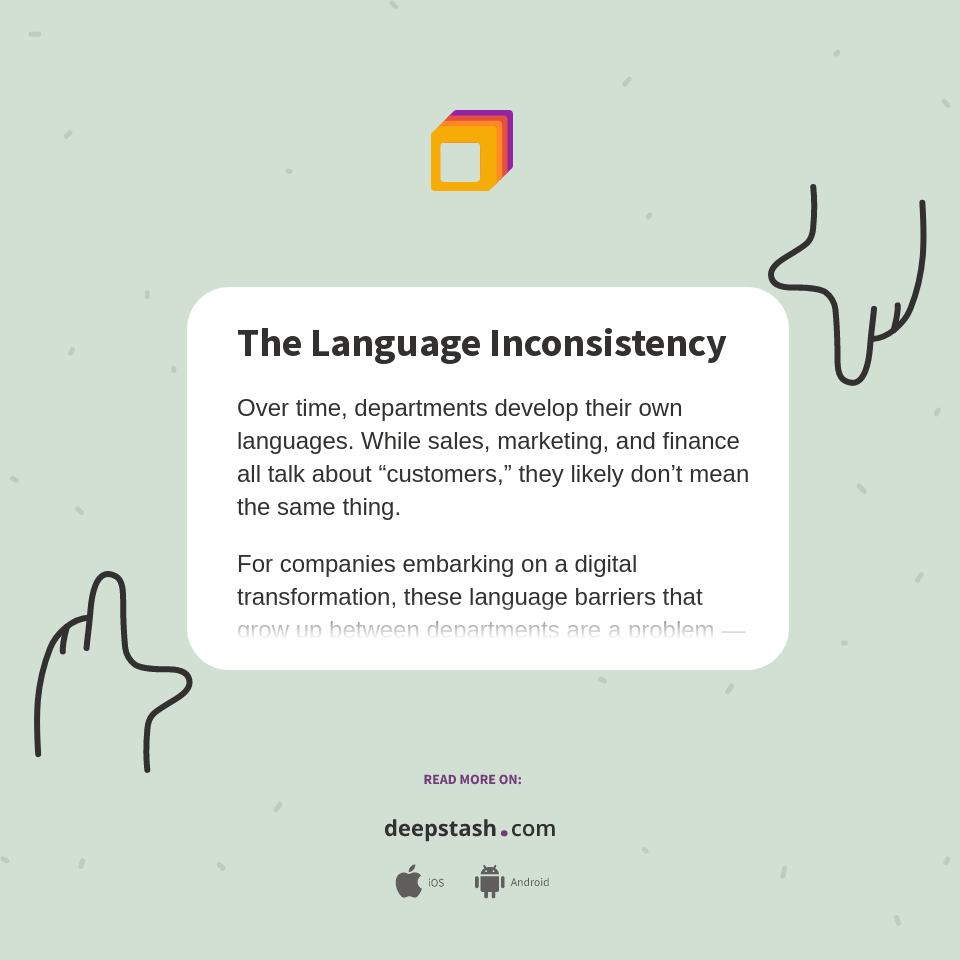 The Language Inconsistency - Deepstash