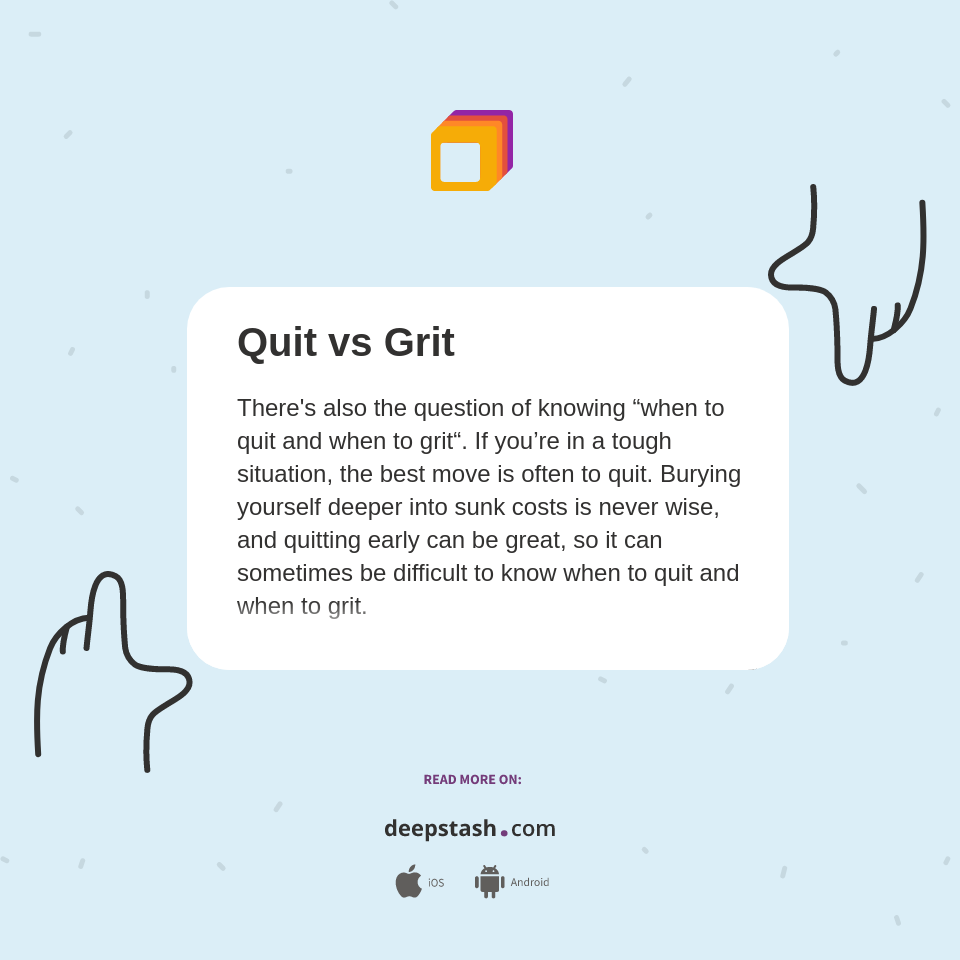 Quit vs Grit - Deepstash