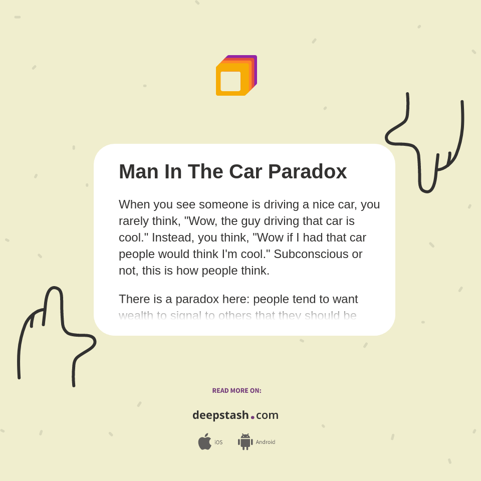 Man In The Car Paradox - Deepstash