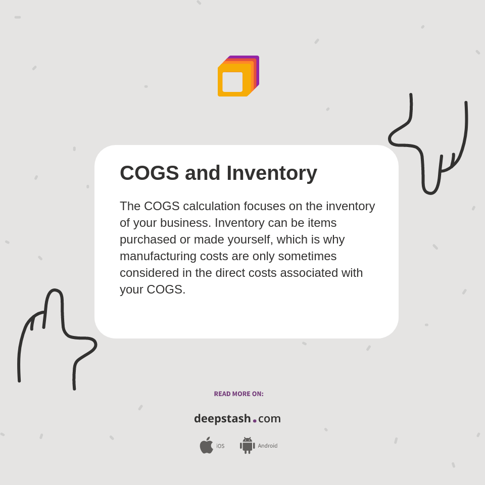 COGS and Inventory - Deepstash