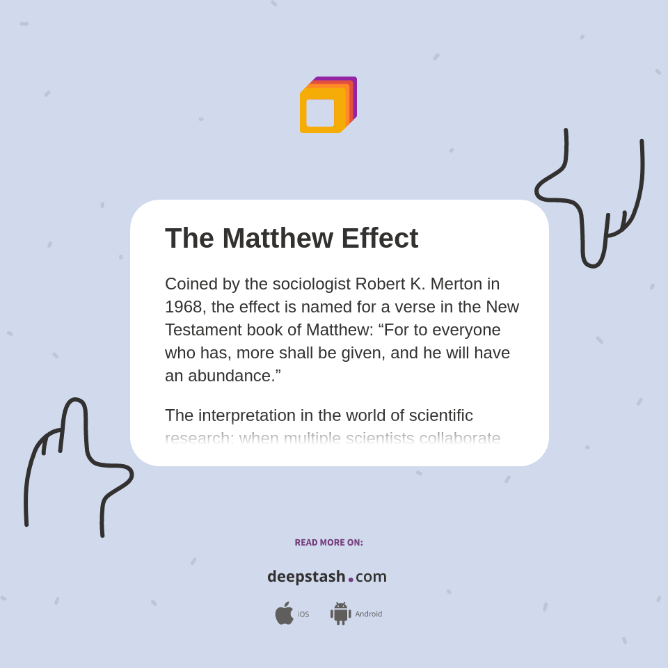 The Matthew Effect - Deepstash