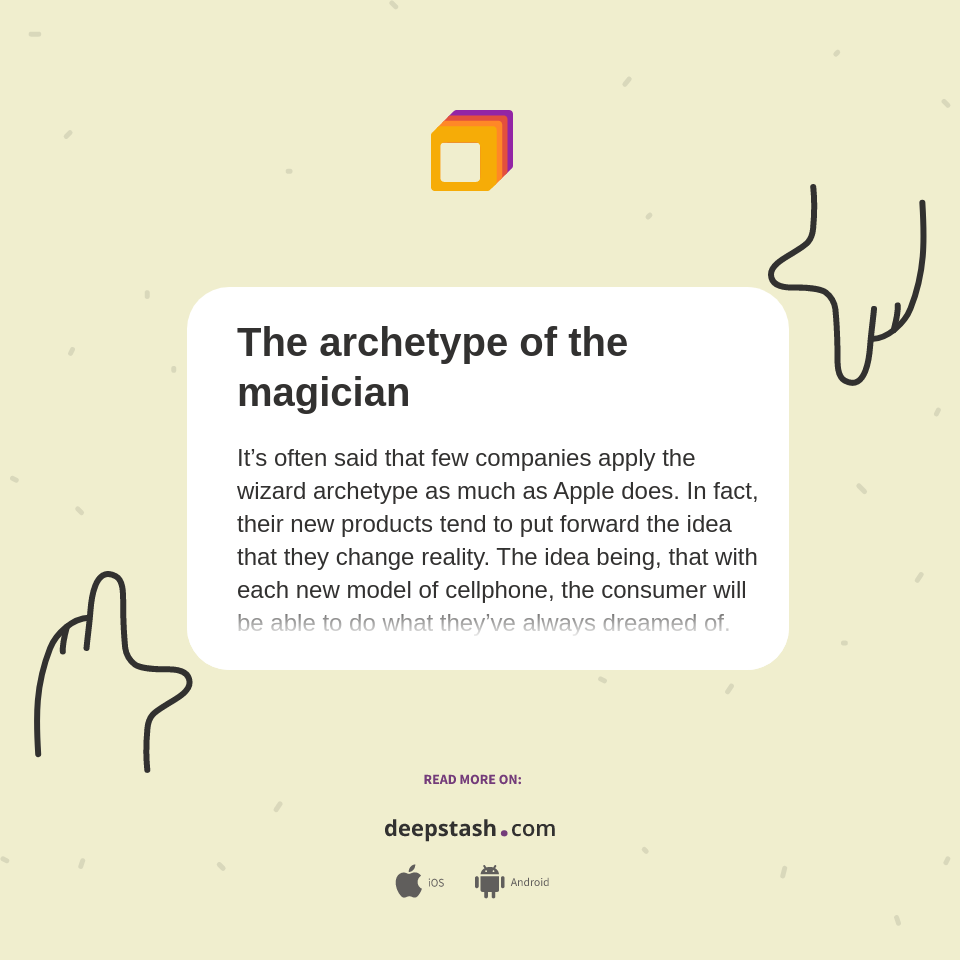 The archetype of the magician - Deepstash