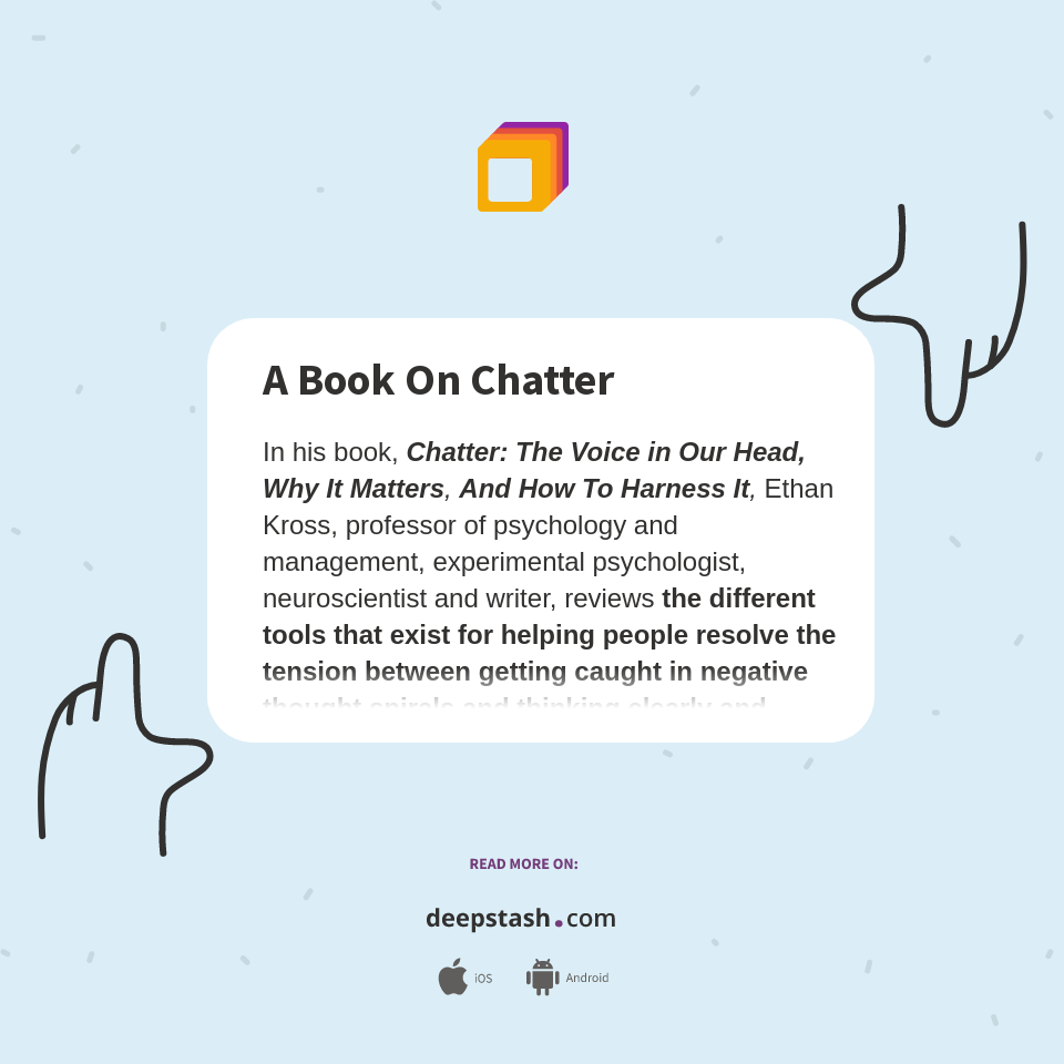 A Book On Chatter - Deepstash