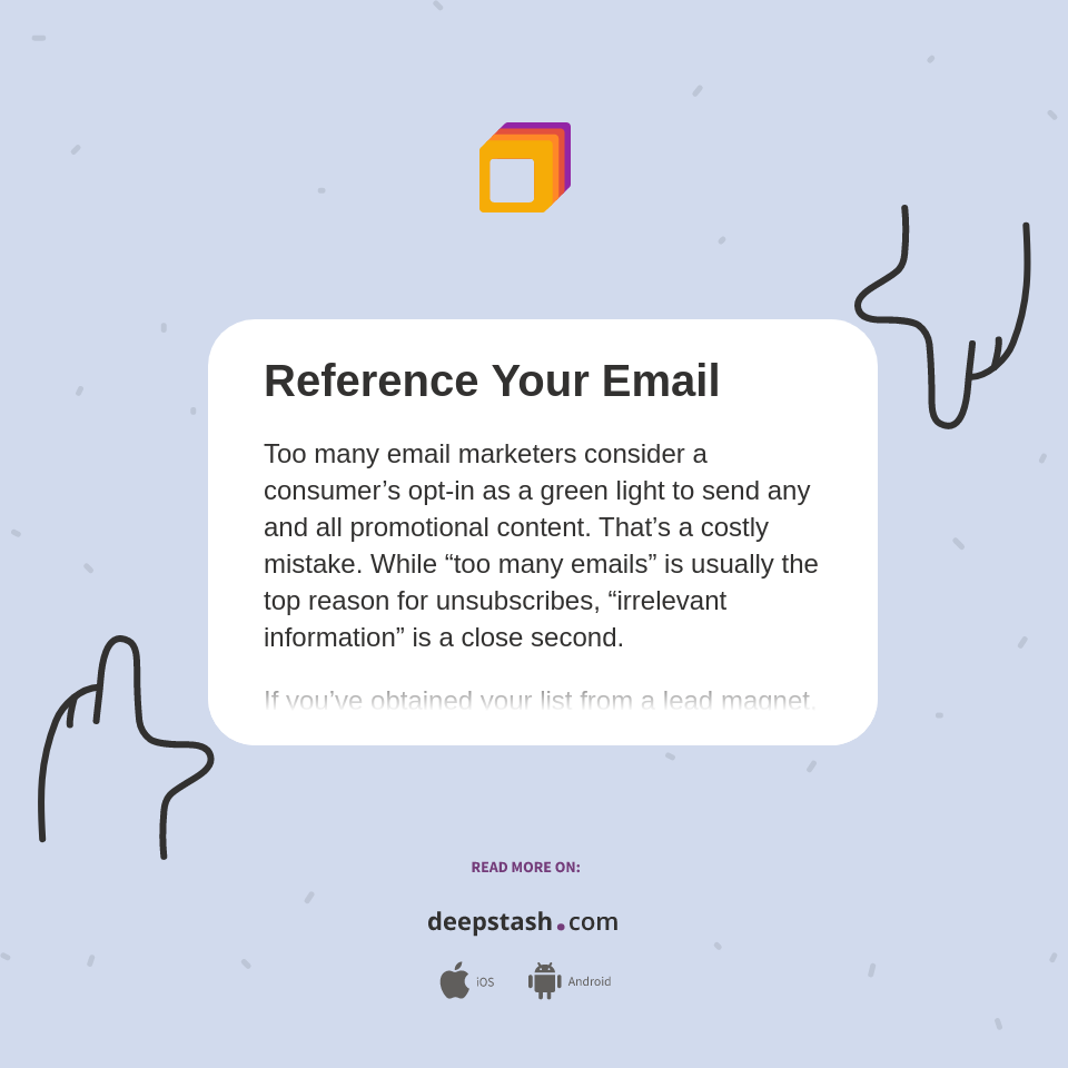 Reference Your Email - Deepstash