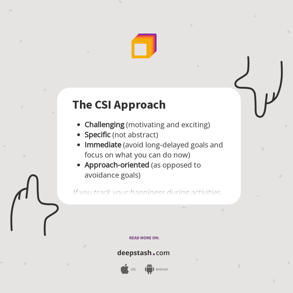 The CSI Approach - Deepstash
