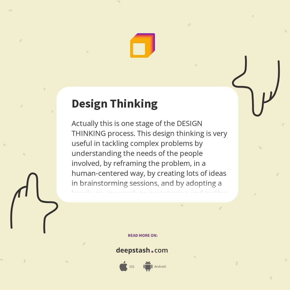 Design Thinking - Deepstash
