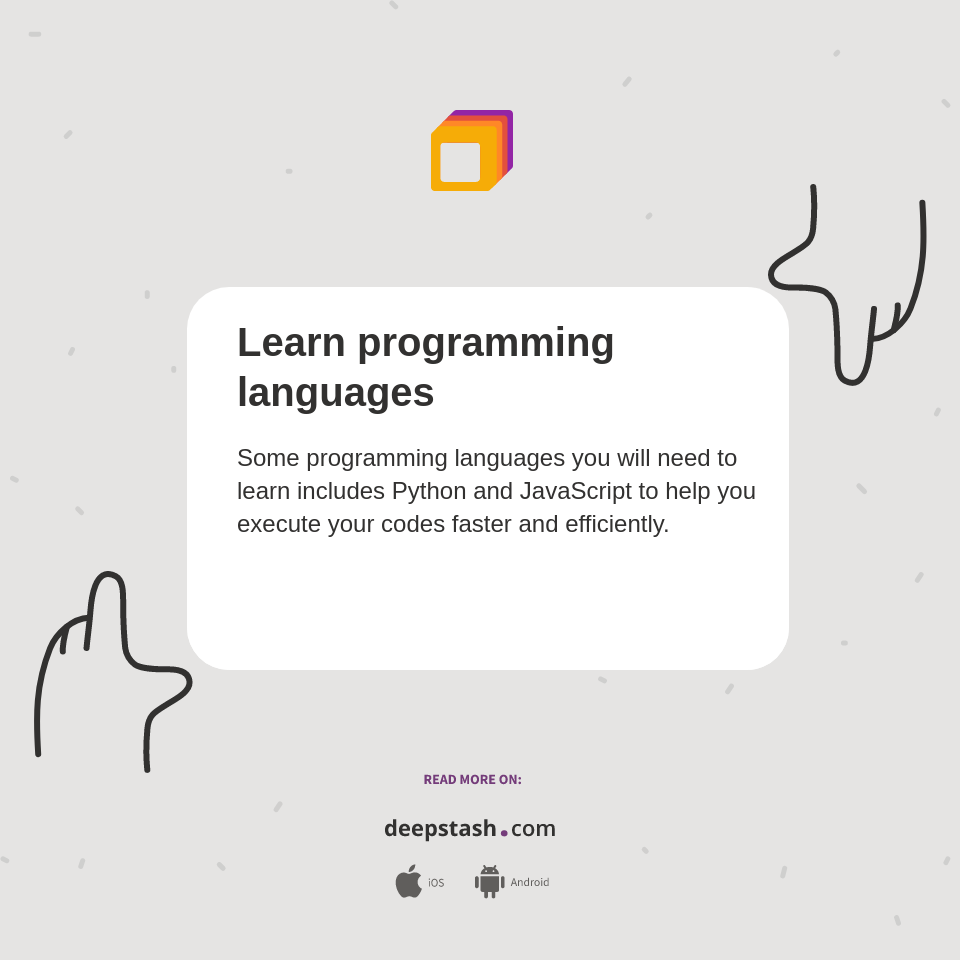 Learn programming languages - Deepstash