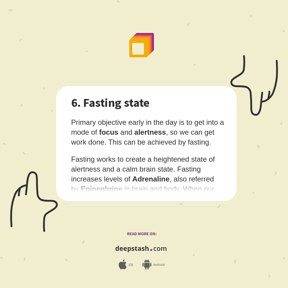 6. Fasting state - Deepstash