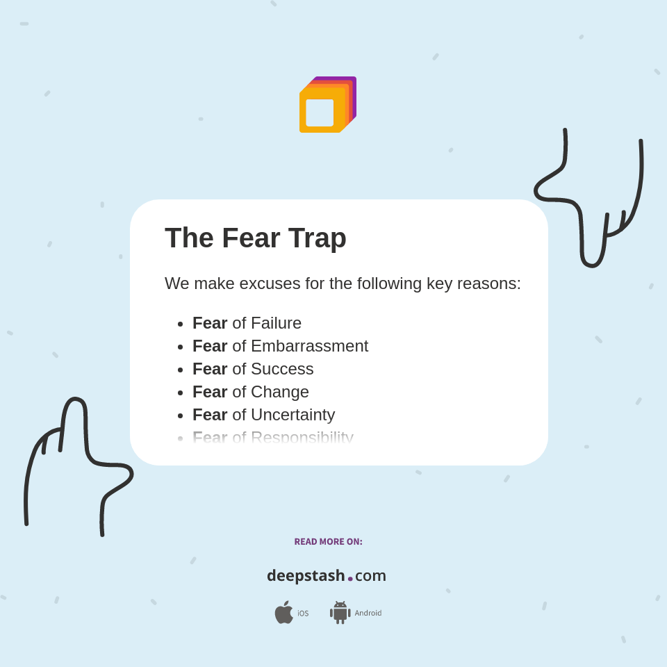 The Fear Trap - Deepstash