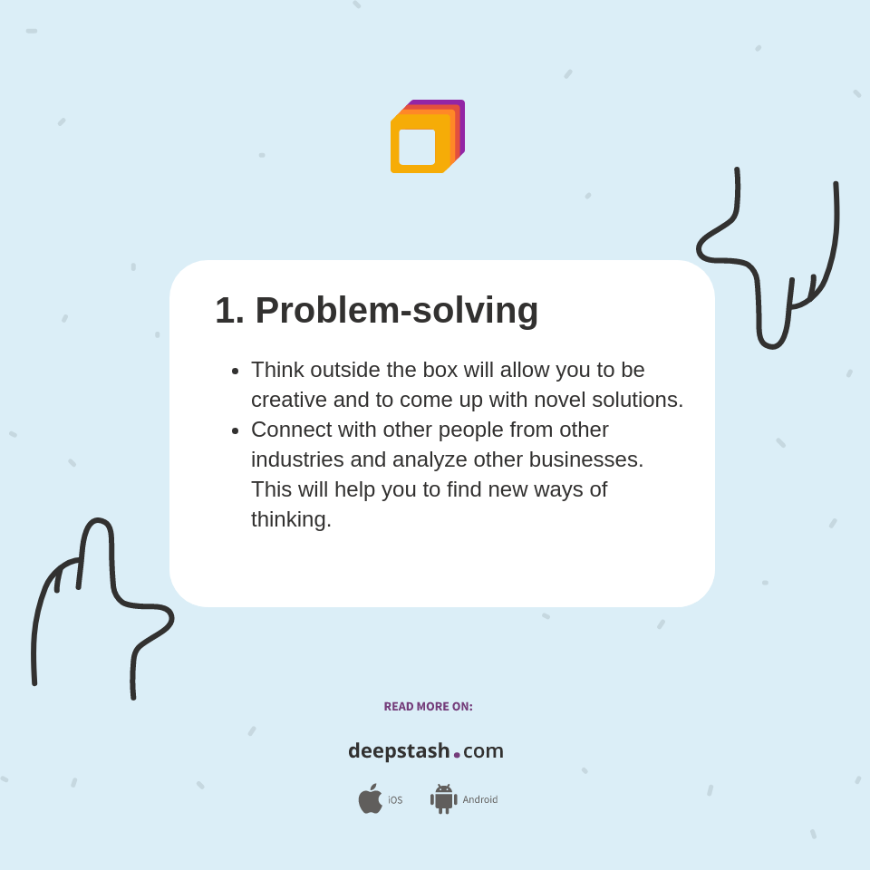 1. Problem-solving - Deepstash