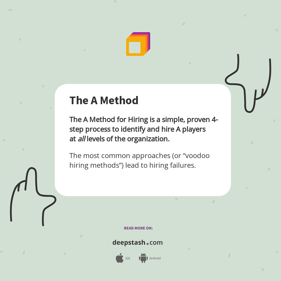 The A Method - Deepstash