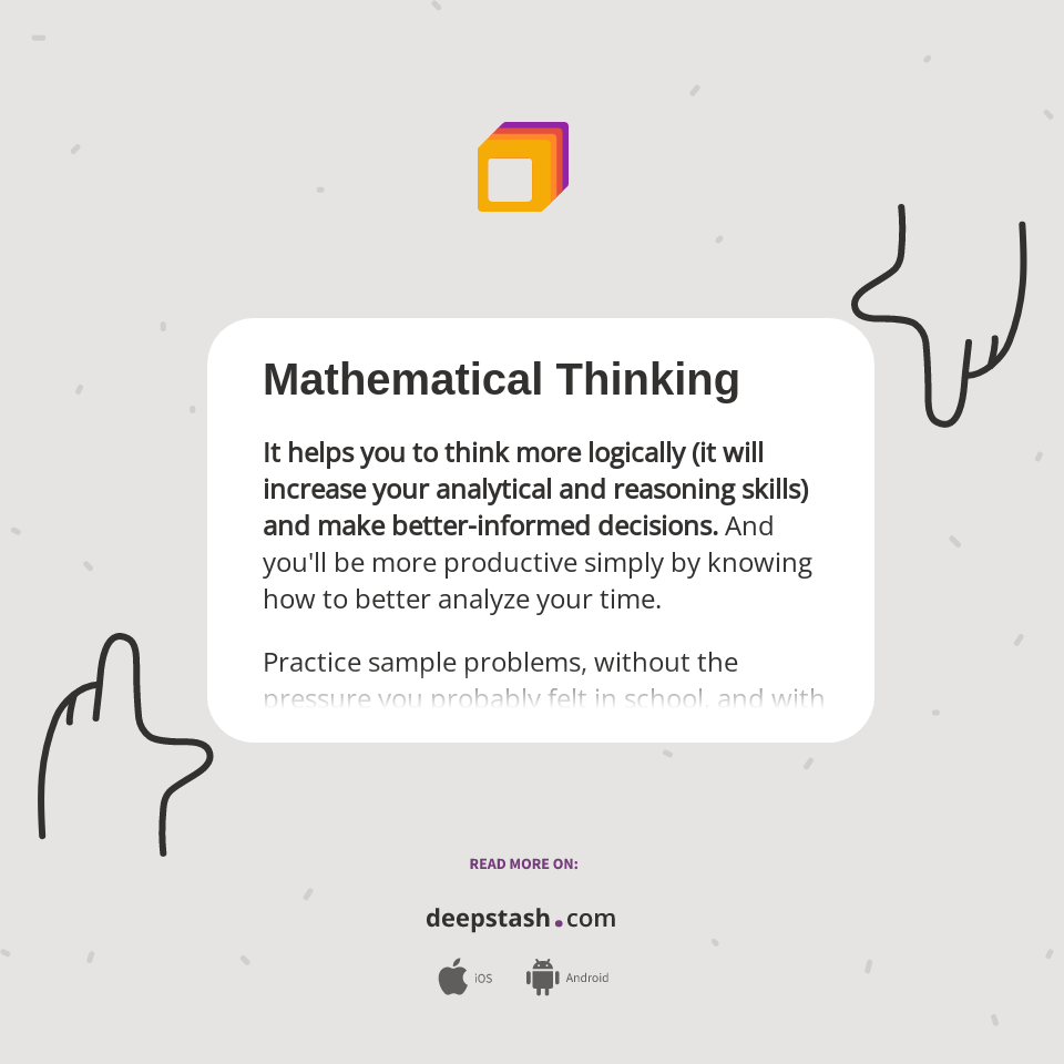 Mathematical Thinking - Deepstash