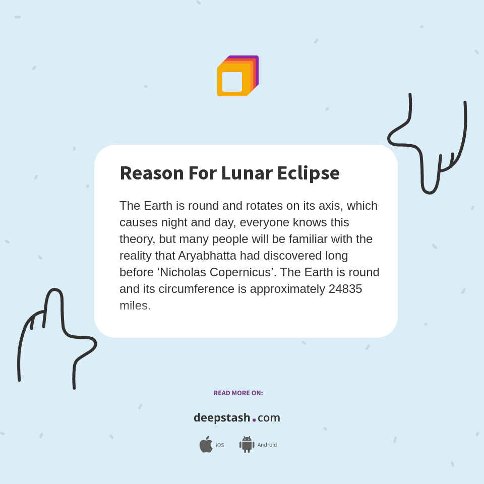 Reason For Lunar Eclipse - Deepstash