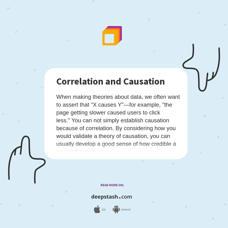 Correlation and Causation - Deepstash