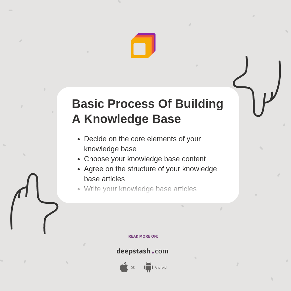Basic Process Of Building A Knowledge Base - Deepstash