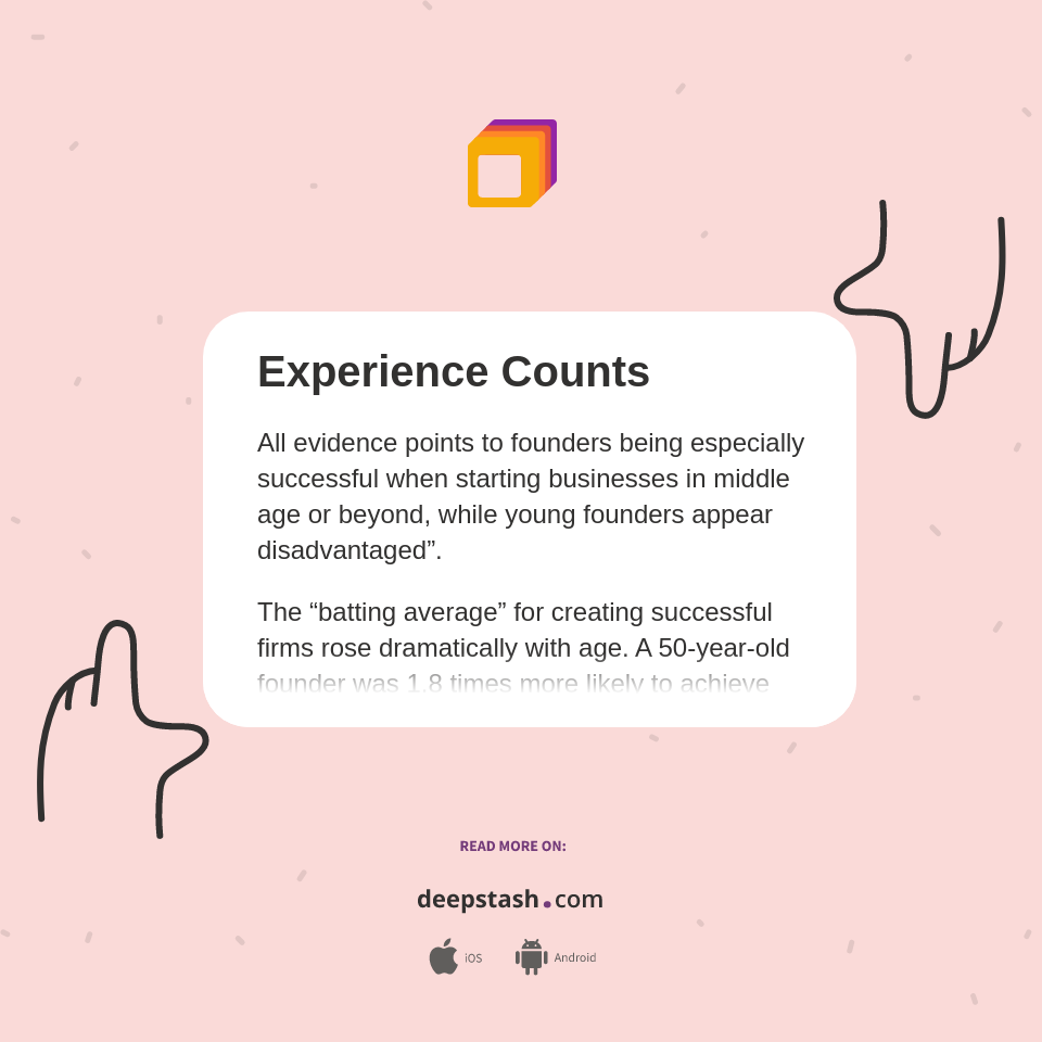 Experience Counts - Deepstash