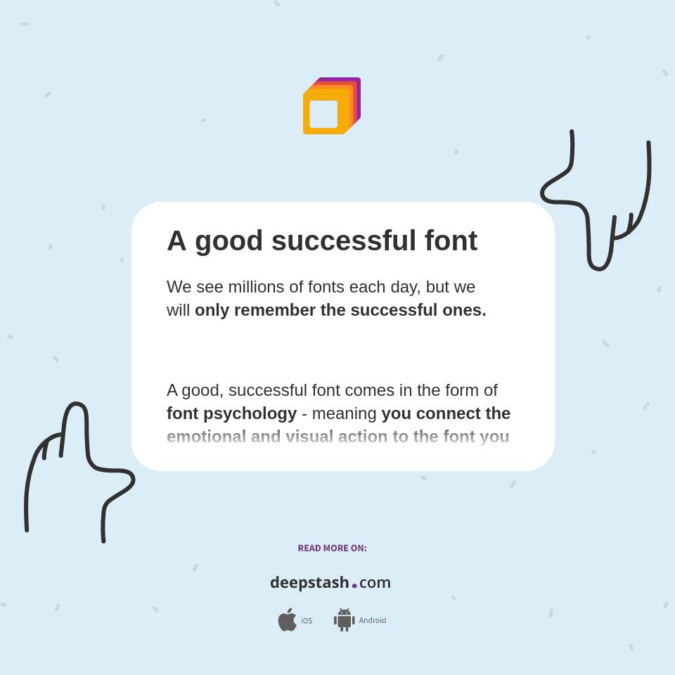 A good successful font - Deepstash
