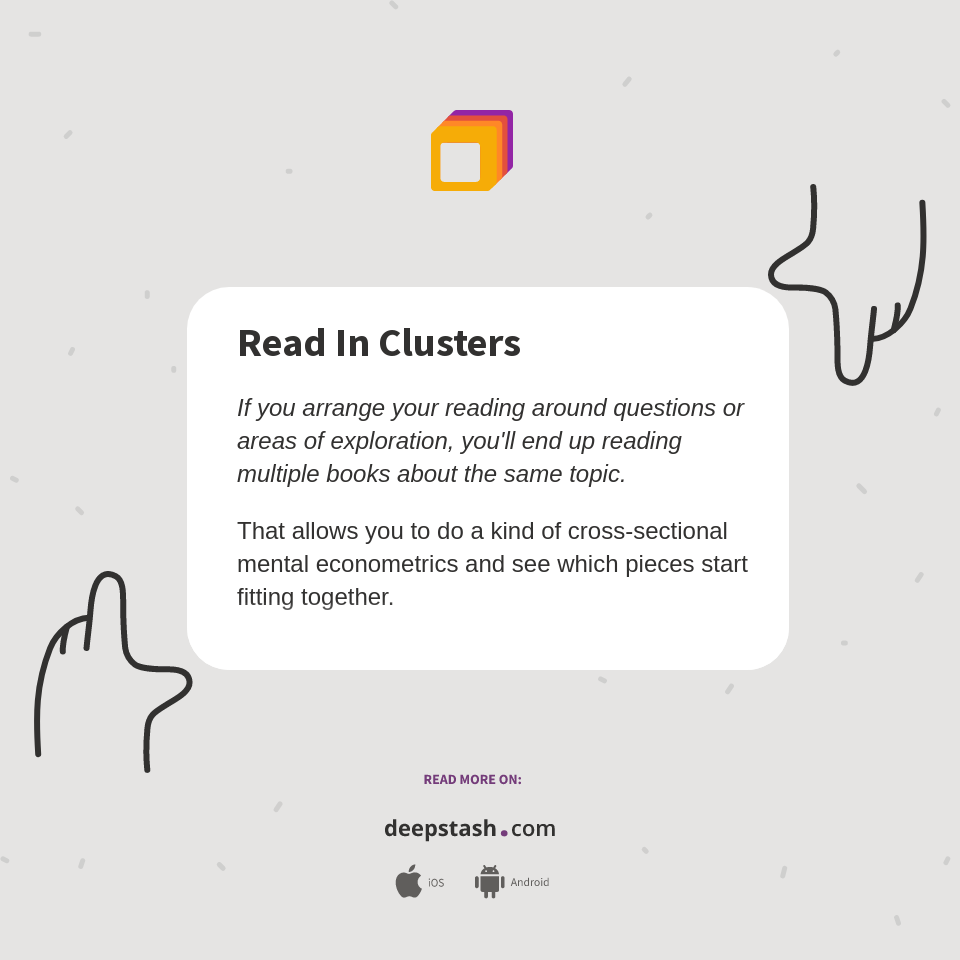 Read In Clusters - Deepstash