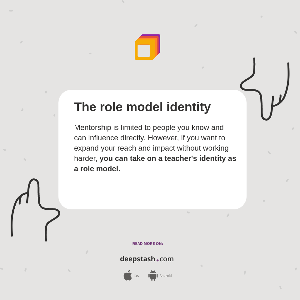 The role model identity - Deepstash