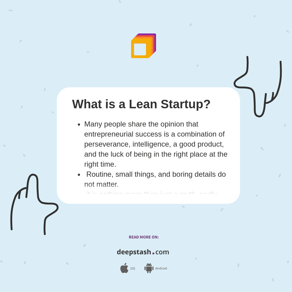 What is a Lean Startup? - Deepstash