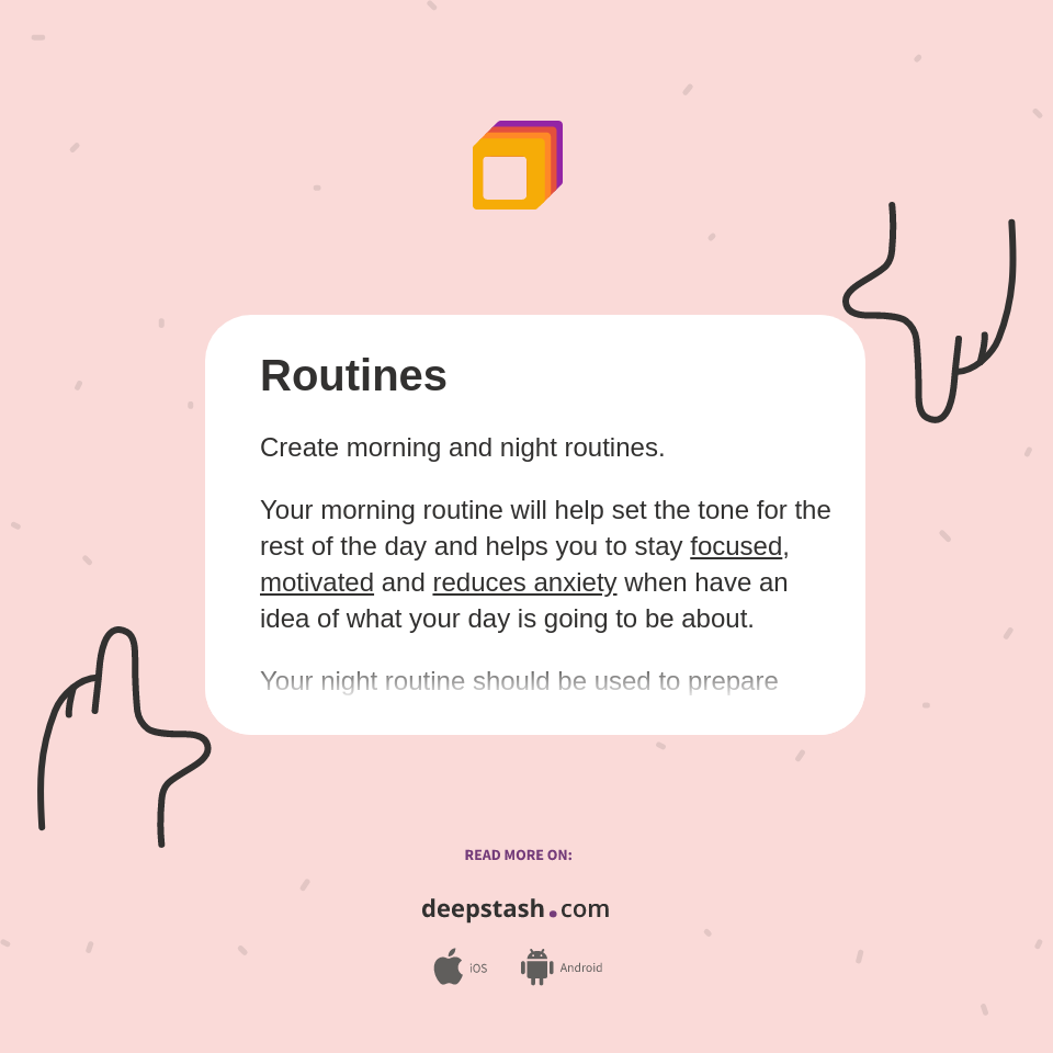 Routines - Deepstash