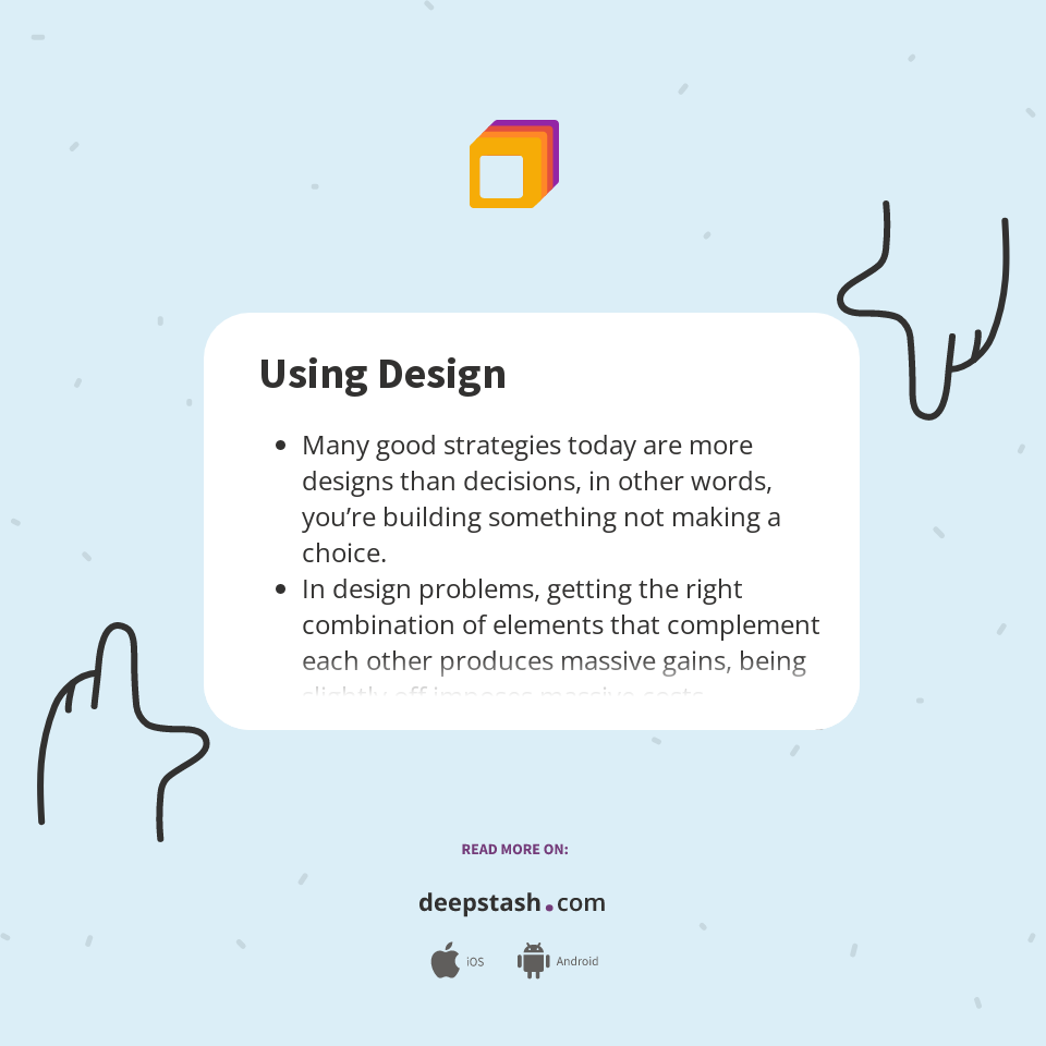 Using Design - Deepstash