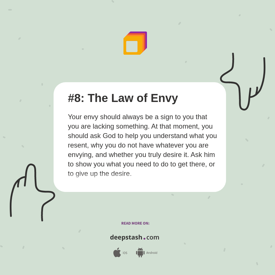 #8: The Law of Envy - Deepstash