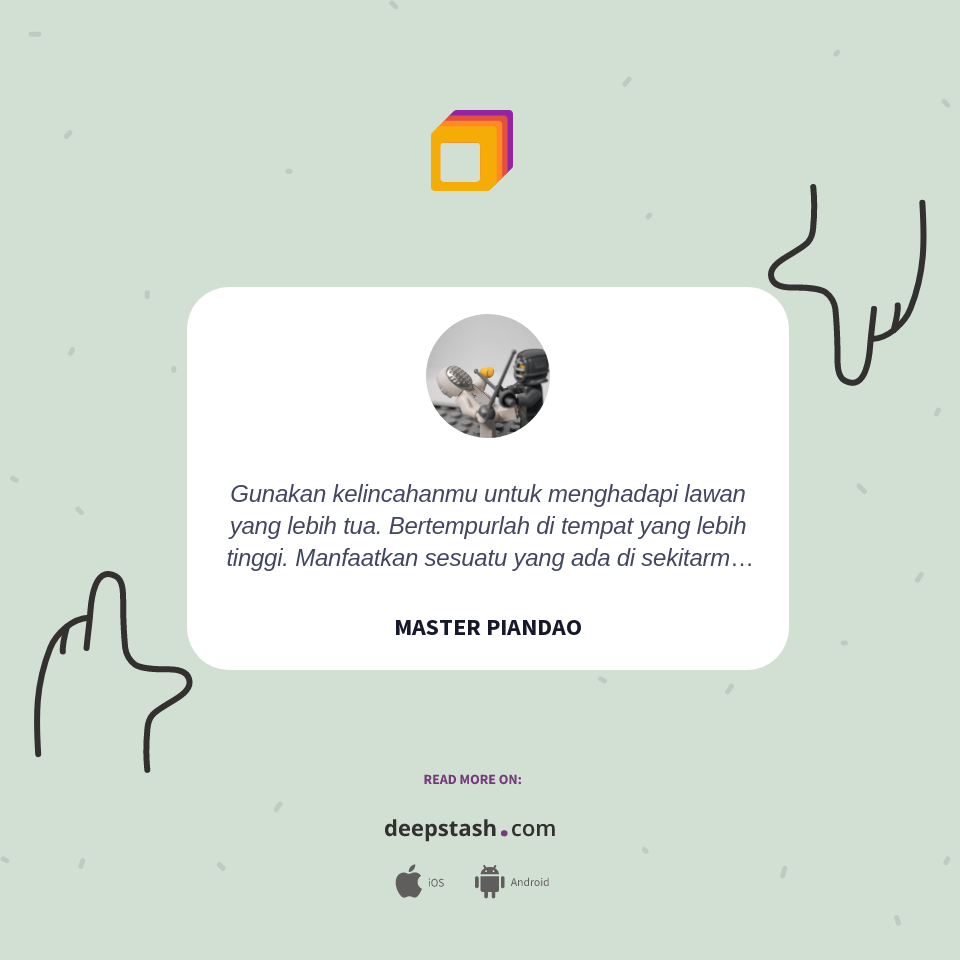 Quote by MASTER PIANDAO - Deepstash