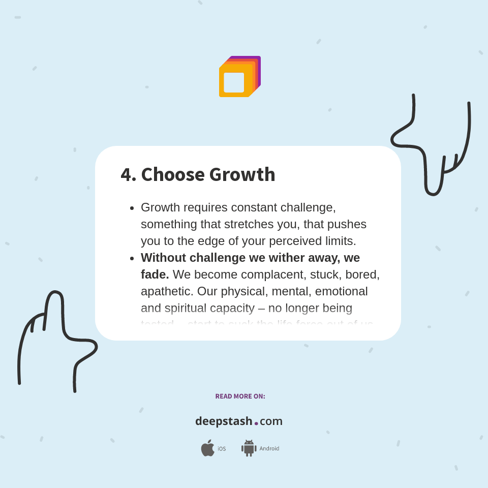 4. Choose Growth - Deepstash