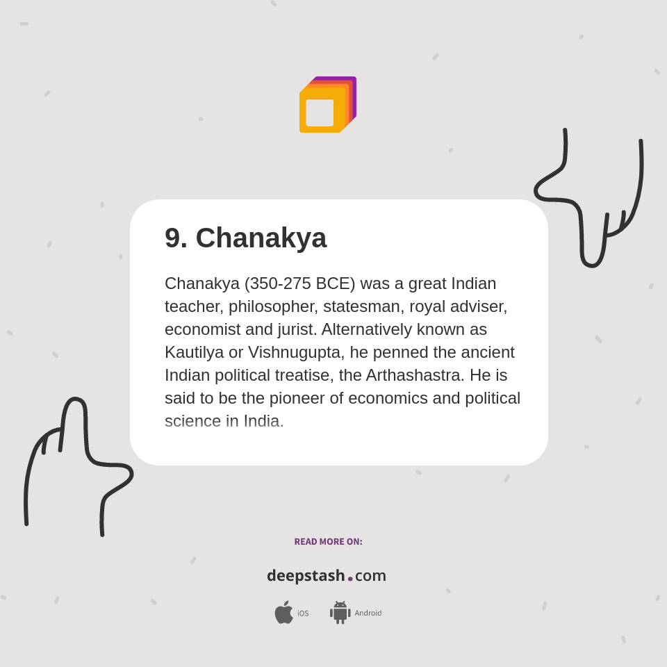 9. Chanakya - Deepstash