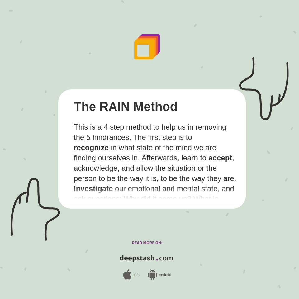 The RAIN Method - Deepstash
